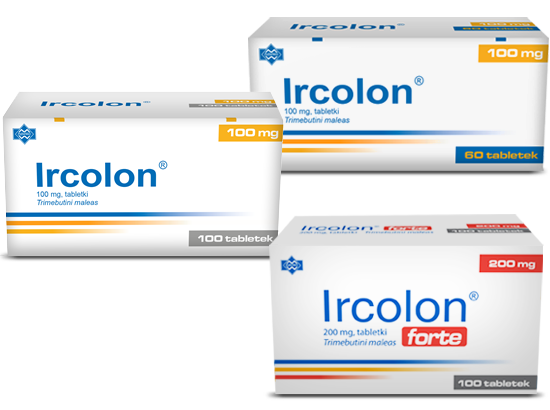 Ircolon - złoty środek na zespół jelita drażliwego. Trimebutini maleas